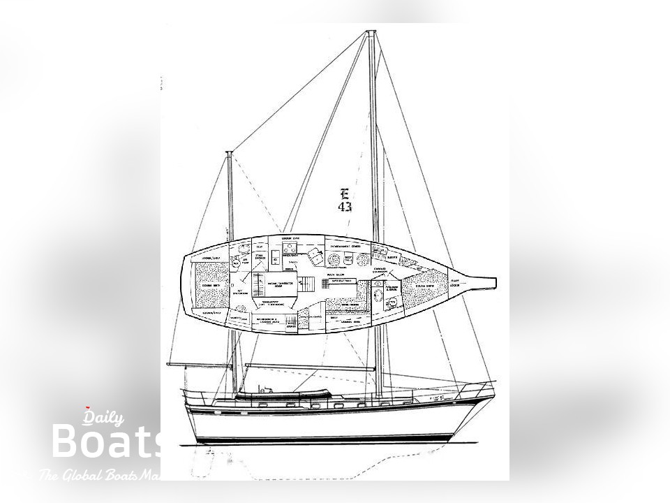 1981 Endeavour 43 Cutter Rigged Ketch for sale. View price, photos and ...