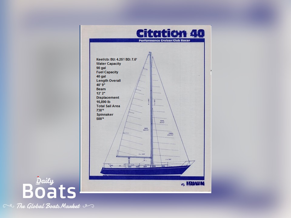 1981 Irwin Citation 40 for sale. View price, photos and Buy 1981 Irwin ...