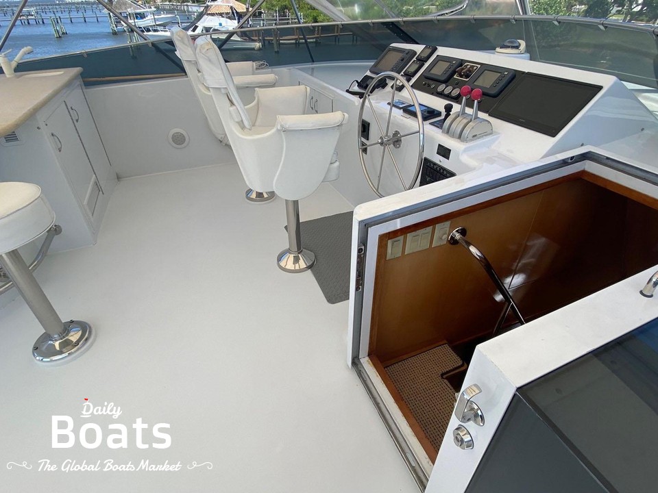 2003 Hatteras Motor Yacht Sport Deck for sale. View price, photos and ...