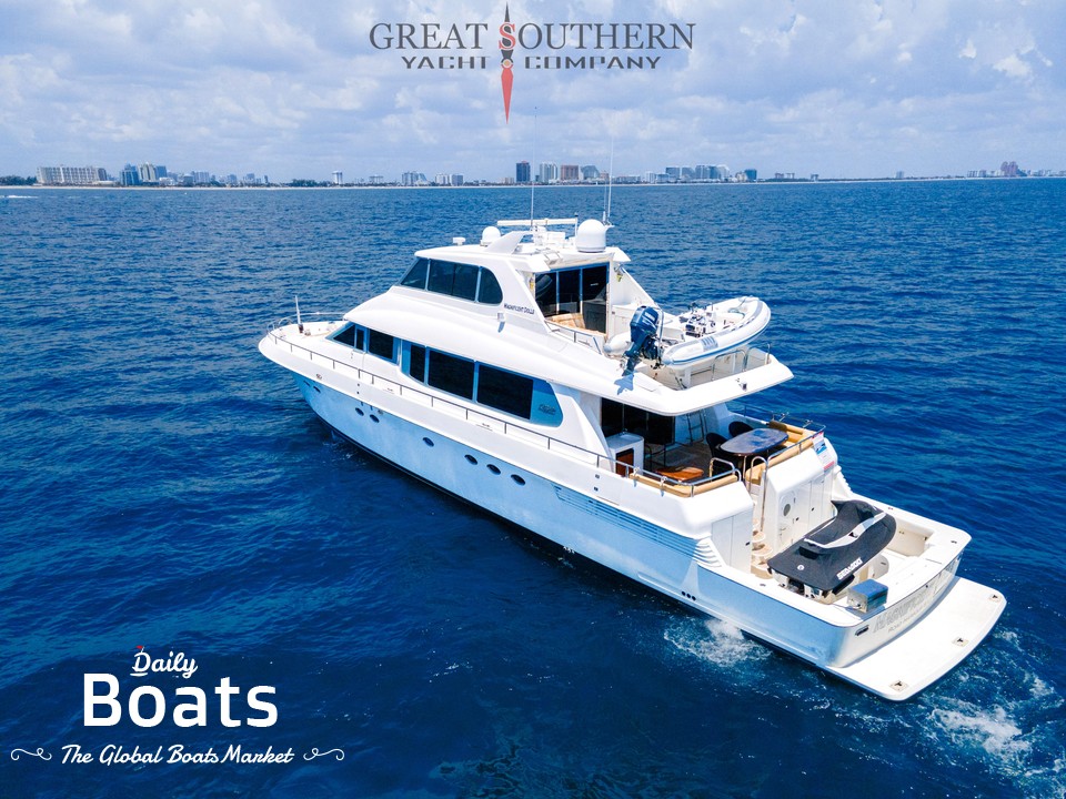 1998 Lazzara Yachts 80 Skylounge Cmy for sale. View price, photos and ...