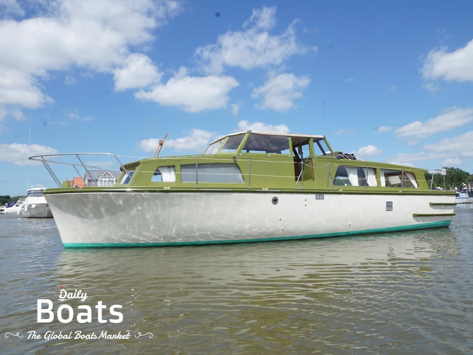 1967 River Bourne 37 Broads Cruiser for sale. View price, photos and ...