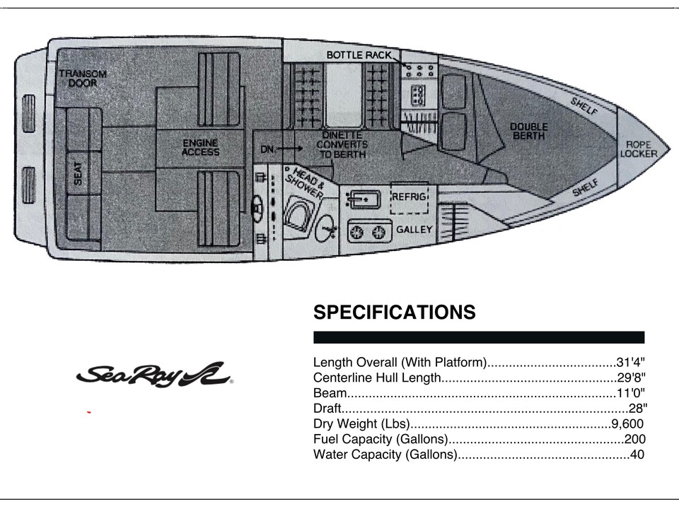 1989 Sea Ray Weekender for sale. View price, photos and Buy 1989 Sea ...