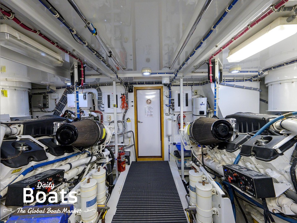 2005 Hatteras Enclosed Flybridge With Euro Transom for sale. View price ...