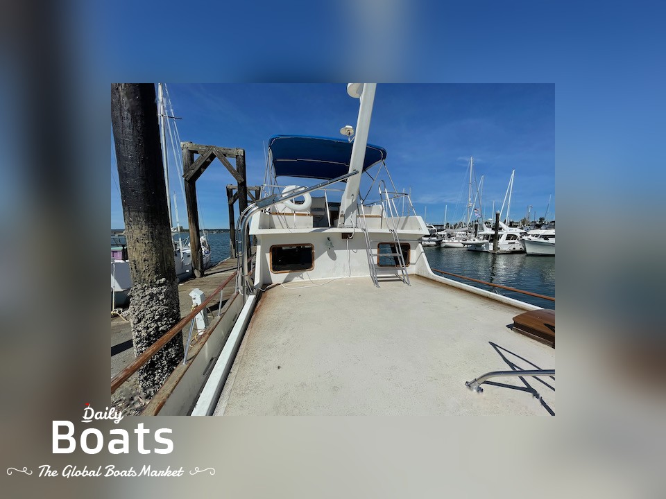 1983 Ocean Alexander 43 Flush Aft Deck for sale. View price, photos and ...
