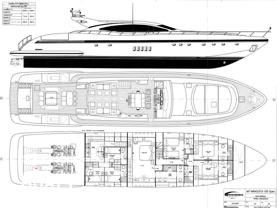 2007 Mangusta 108 for sale. View price, photos and Buy 2007 Mangusta ...