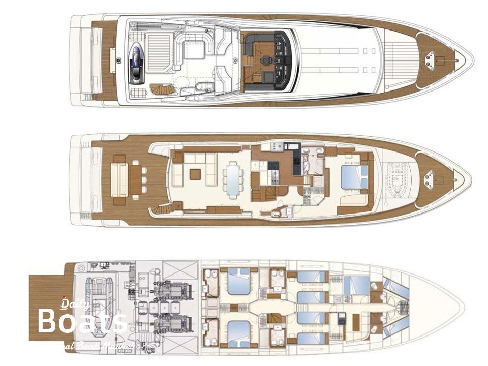 2006 Ferretti Yachts Custom Line 97 for sale. View price, photos and ...