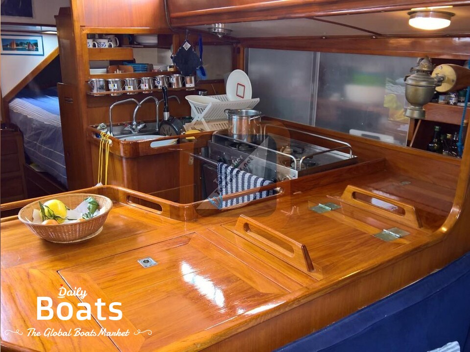 1970 Frans Maas German Frers (Design N.607) Auxiliary Yawl for sale ...