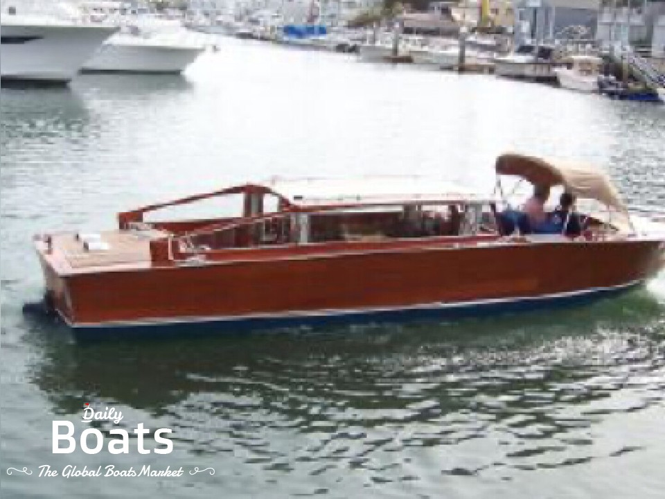 1987 Cantieri Serenella Venetian Water Taxi for sale. View price ...