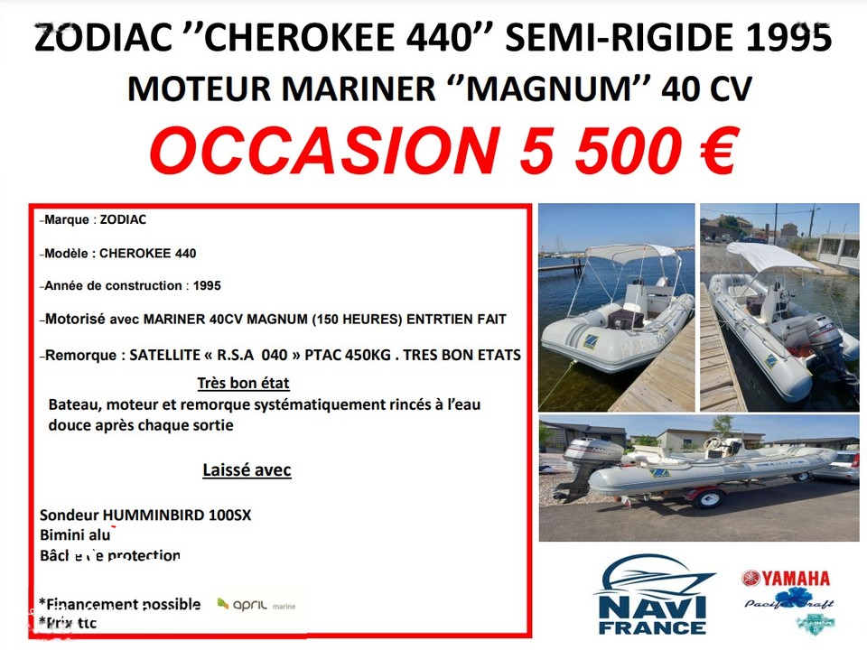 1995 Zodiac 440 Cherokee for sale. View price, photos and Buy 1995 ...