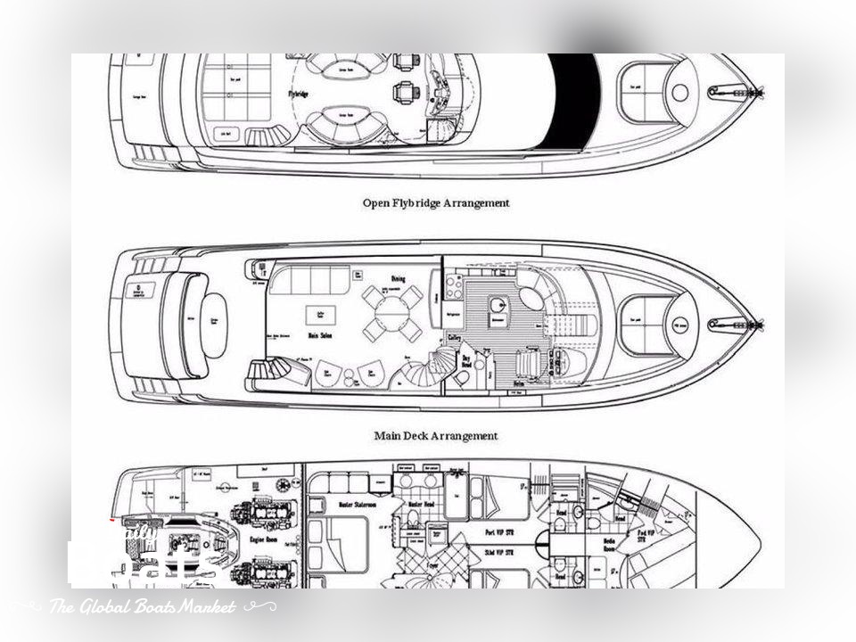 2007 Lazzara Yachts 68 for sale. View price, photos and Buy 2007 ...