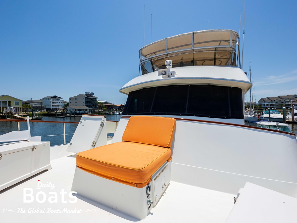 1986 Hatteras 70 Long Range Cruiser for sale. View price, photos and ...