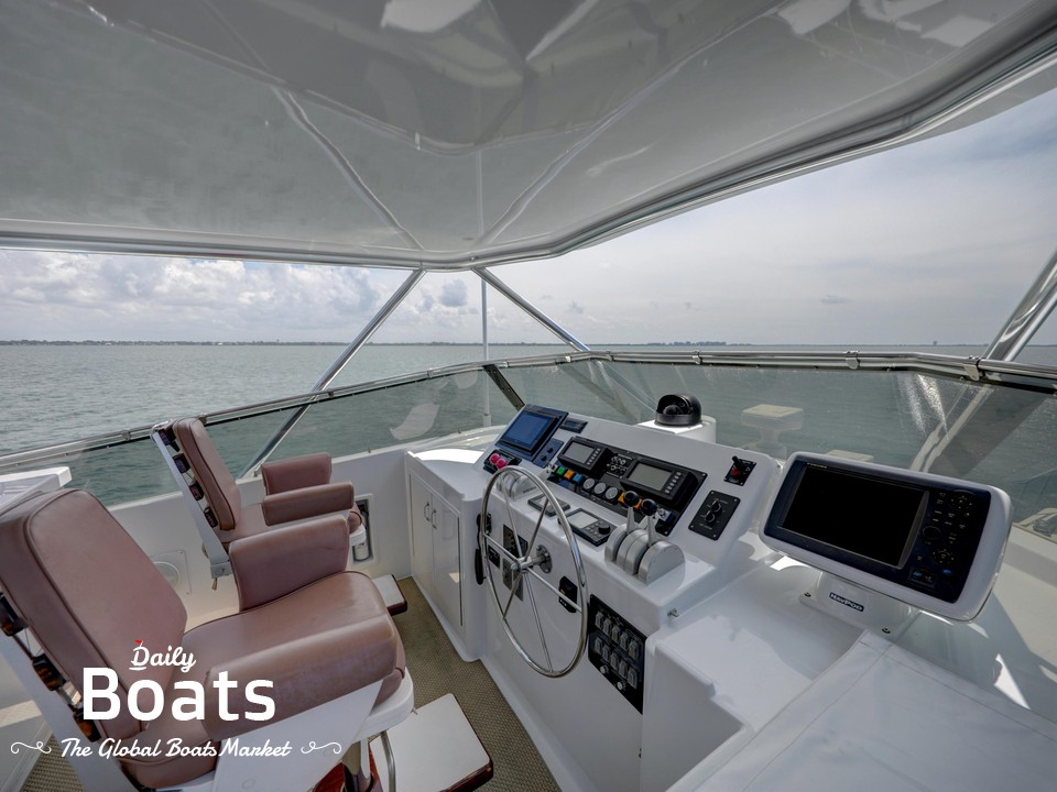 1999 Hatteras 74 Sport Deck Motor Yacht for sale. View price, photos ...