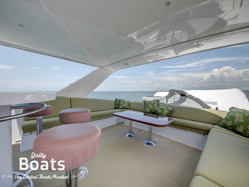 1999 Hatteras 74 Sport Deck Motor Yacht for sale. View price, photos ...