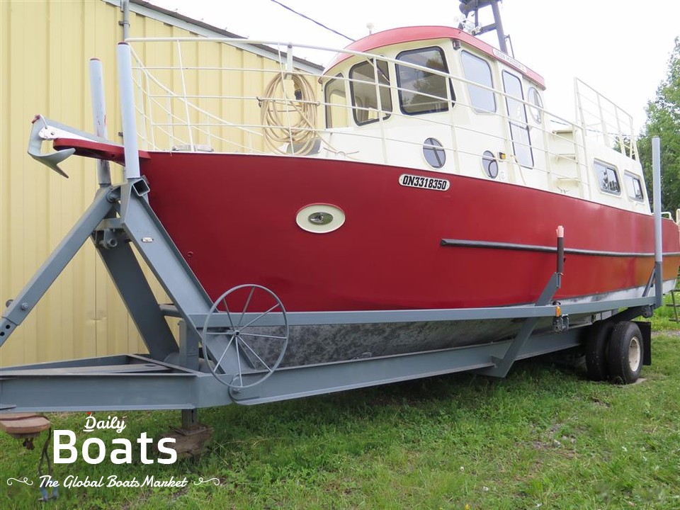2012 2012 31 X 10 Custom Steel Trawler W/Trailer for sale. View price ...