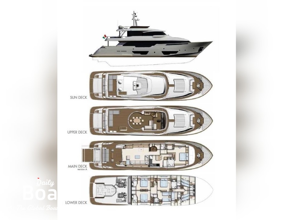 2017 Ferretti Yachts Custom Line 28 Navetta for sale. View price ...