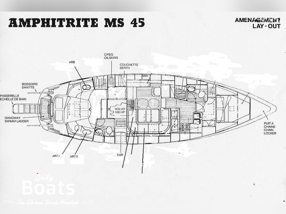 1989 Wauquiez Amphitrite Ms 45 for sale. View price, photos and Buy ...