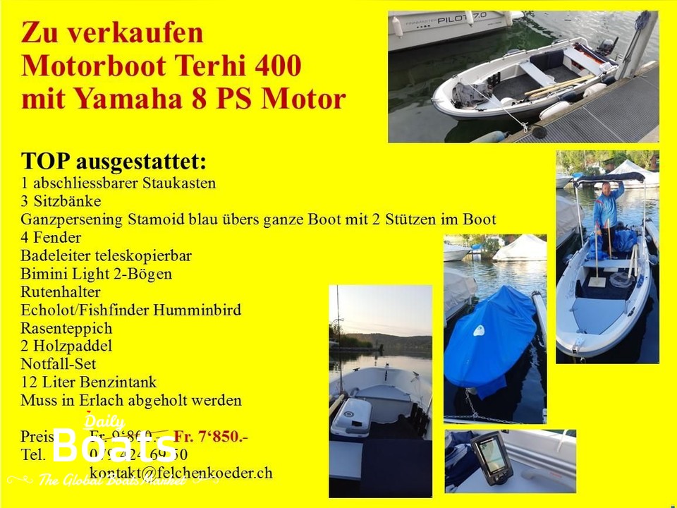 2019 Terhi 400 Mit Yamaha 8Ps Motor for sale. View price, photos and ...