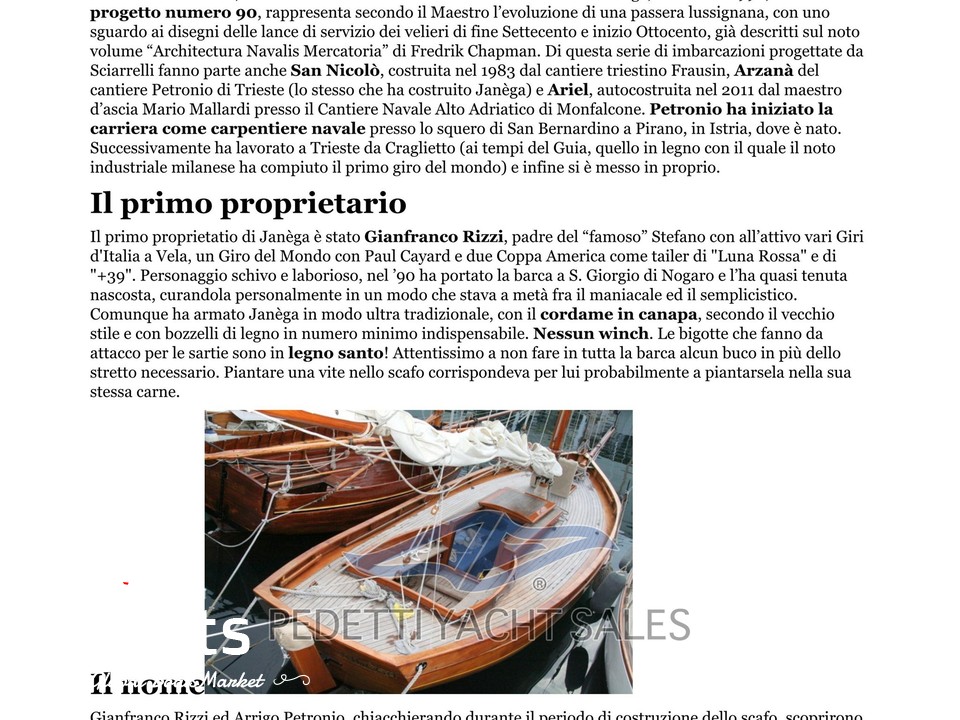 1990 Custom Sciarrelli Passera for sale. View price, photos and Buy ...