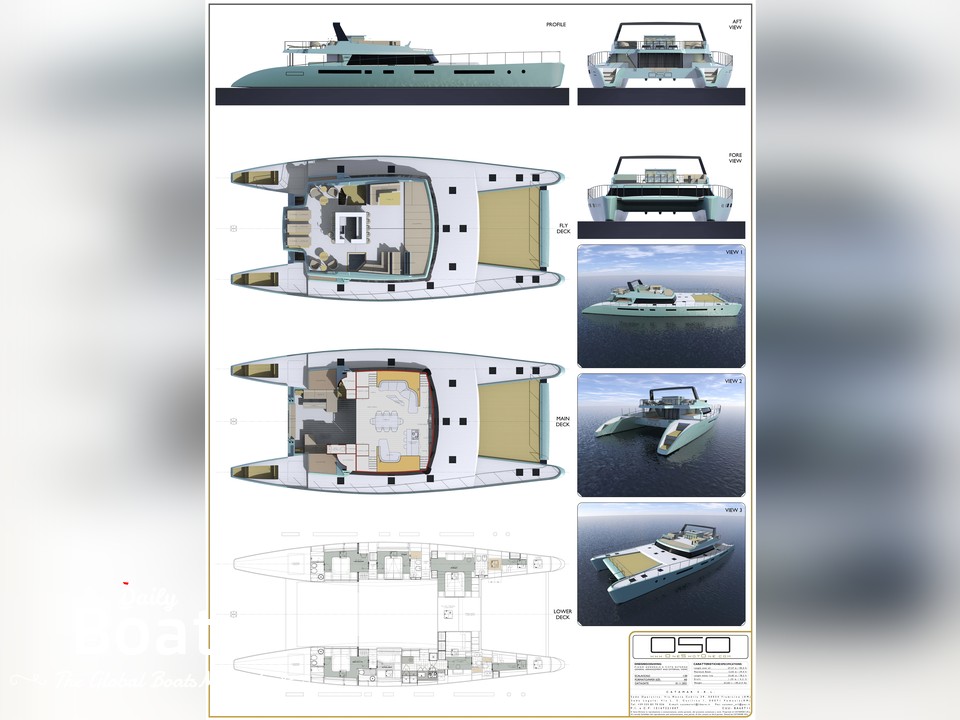 2023 Custom Catamar 90' Power Catamaran for sale. View price, photos ...