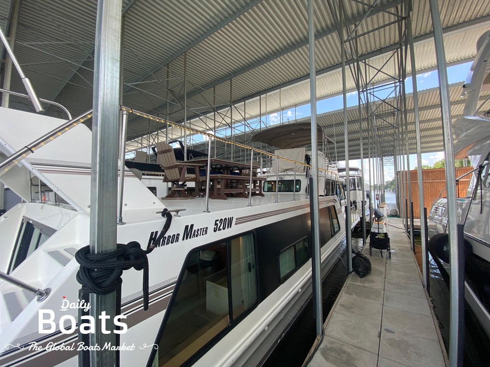 2002 Harbor Master 52 Pilot House Wide Body River Yacht for sale. View ...