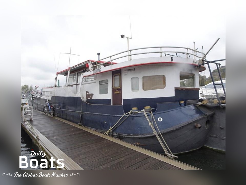 1916 Houseboat Dutch Barge 26.18 With Triwv for sale. View price ...