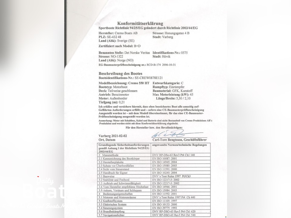 2021 Crescent 550 Ht Classic for sale. View price, photos and Buy 2021 ...