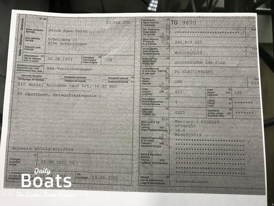 2005 Quicksilver Fish 440 for sale. View price, photos and Buy 2005 ...