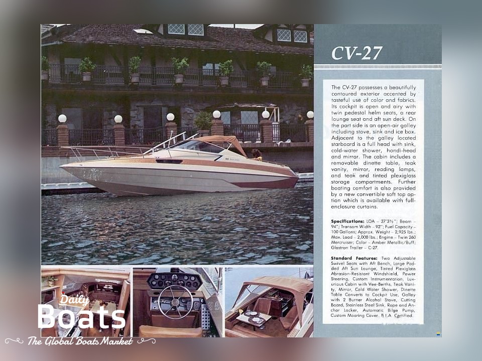 Glastron Carlson Cv 27 for sale. View price, photos and Buy Glastron ...