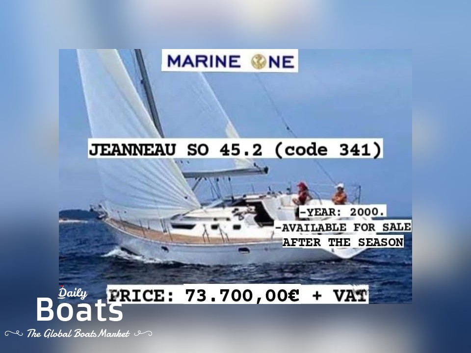 2000 Jeanneau Sun Odyssey 45.2 for sale. View price, photos and Buy ...