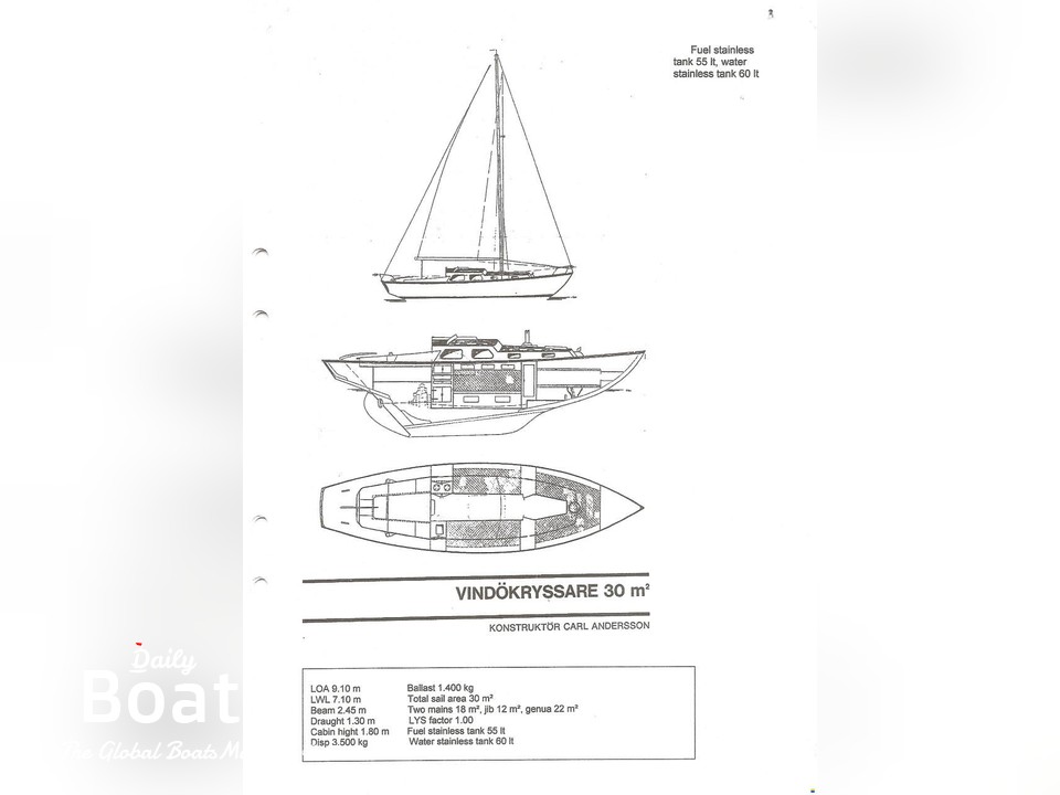 1965 Vindö 30 Taleia for sale. View price, photos and Buy 1965 Vindö 30 ...