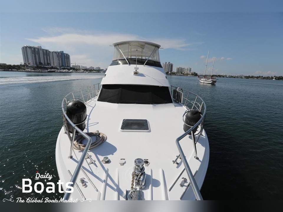 1999 Hatteras Yachts Sport Deck Motor for sale. View price, photos and ...