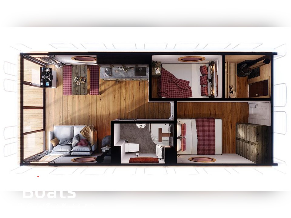 2023 Nordic Houseboat Eco Wood 36M2 for sale. View price, photos and ...