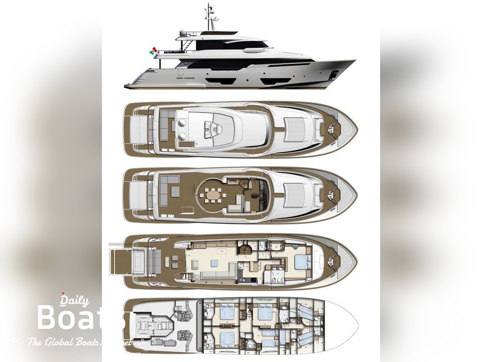 2016 Ferretti Yachts Custom Line 28 Navetta for sale. View price ...