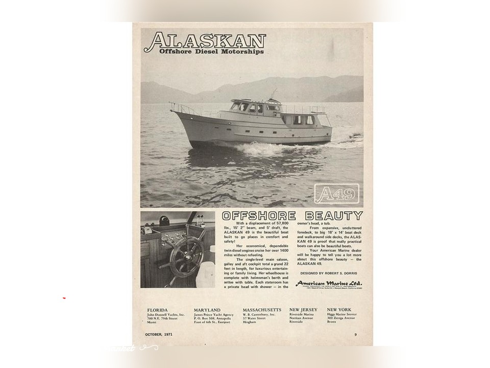 1974 Alaskan 49 for sale. View price, photos and Buy 1974 Alaskan 49 ...