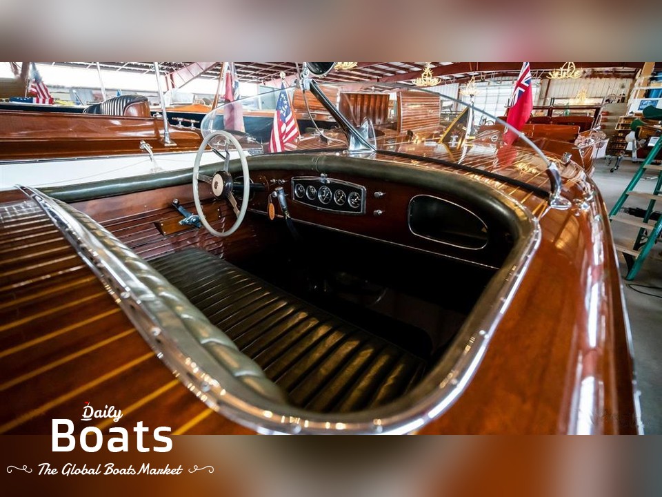 1936 Minett Sheilds Classic Triple Cockpit Runabout for sale. View ...