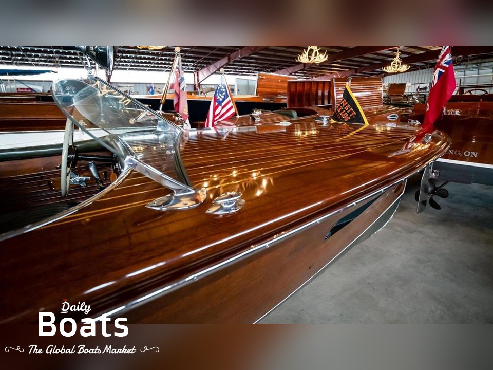 1936 Minett Sheilds Classic Triple Cockpit Runabout for sale. View ...