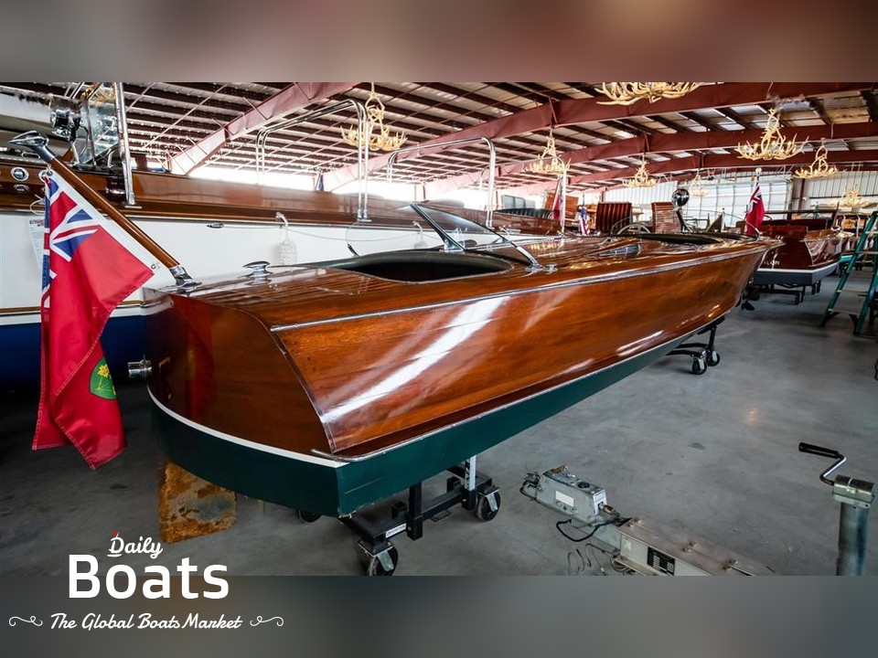 1936 Minett Sheilds Classic Triple Cockpit Runabout for sale. View ...