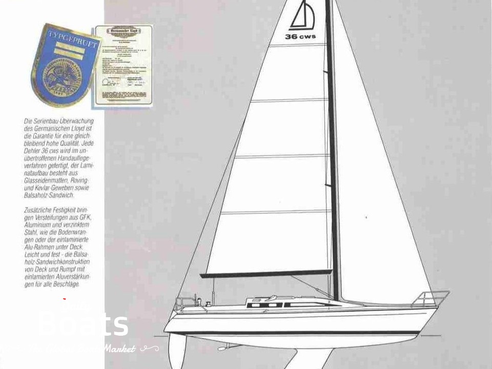 1993 Dehler 36 Cws for sale. View price, photos and Buy 1993 Dehler 36 ...