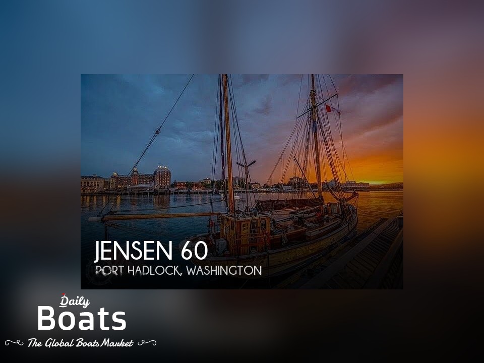 1934 Jensen Marine/Cal Boats Custom 60 Converted Danish Fishing Ketch ...