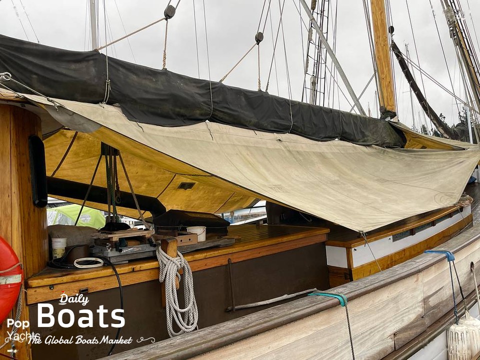 1934 Jensen Marine/Cal Boats Custom 60 Converted Danish Fishing Ketch ...