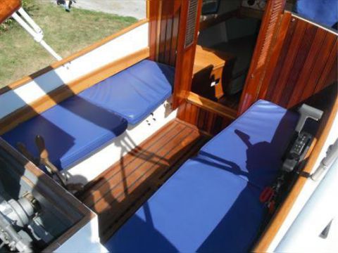 2003 2003 20' X 7' Okoume Plywood/Resin Power Camp Cruiser/Canal Boat ...