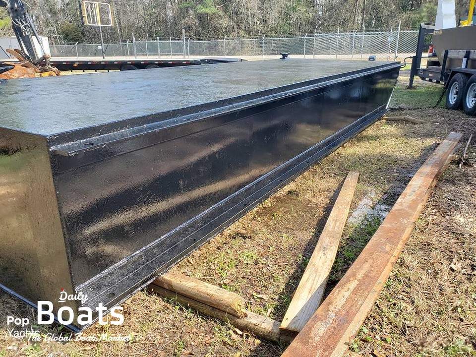 2021 Custom built/Eigenbau 8X24X3 Raked Front Barge for sale. View ...