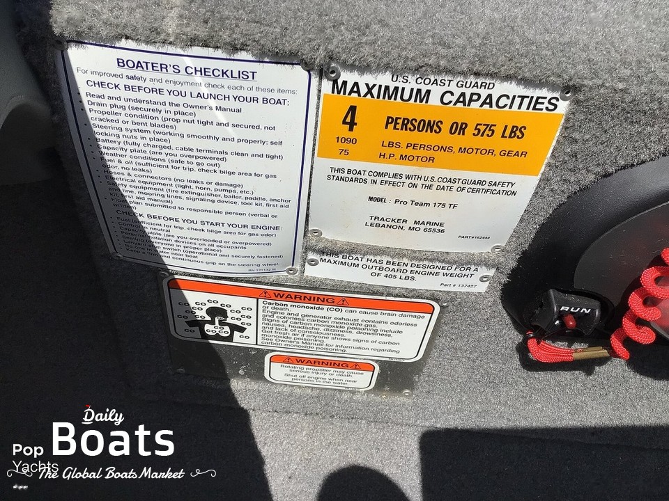 2012 Bass Tracker Pro Team 175 Tf for sale. View price, photos and Buy ...