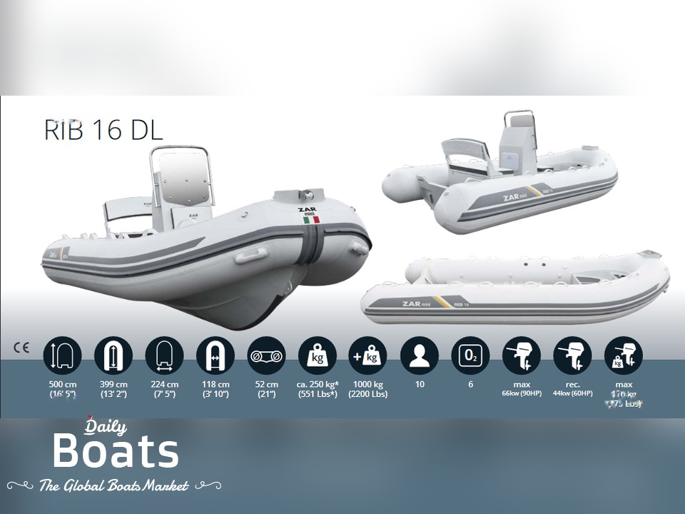 ZAR Formenti Mini Rib Pro 16 Dl Aluminium Rib Tenders for sale. View ...