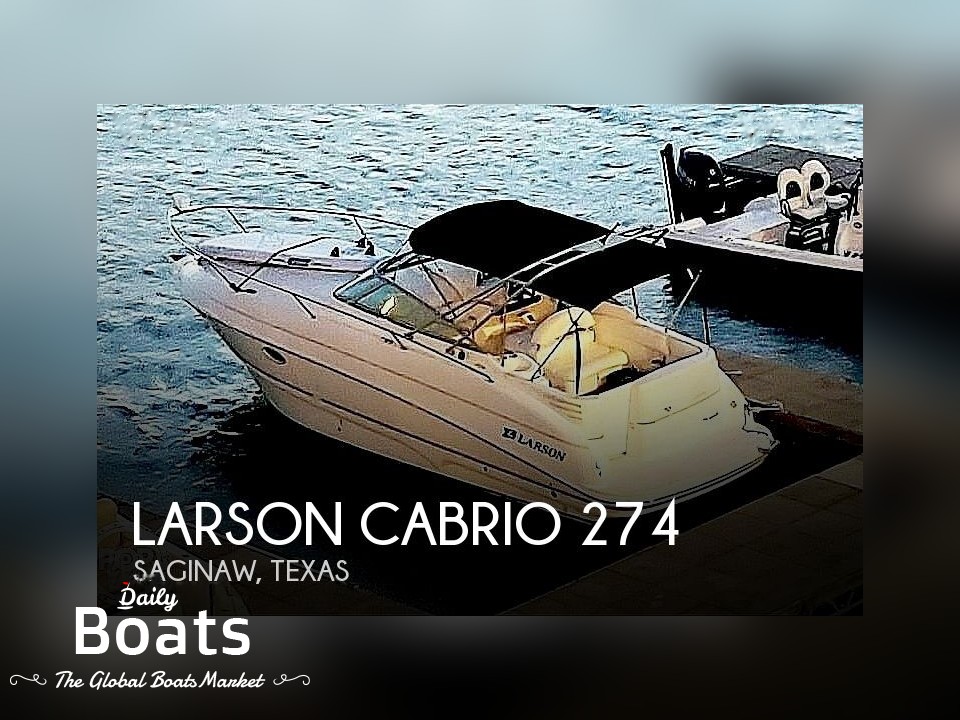 2002 Larson Cabrio 274 for sale. View price, photos and Buy 2002 Larson ...