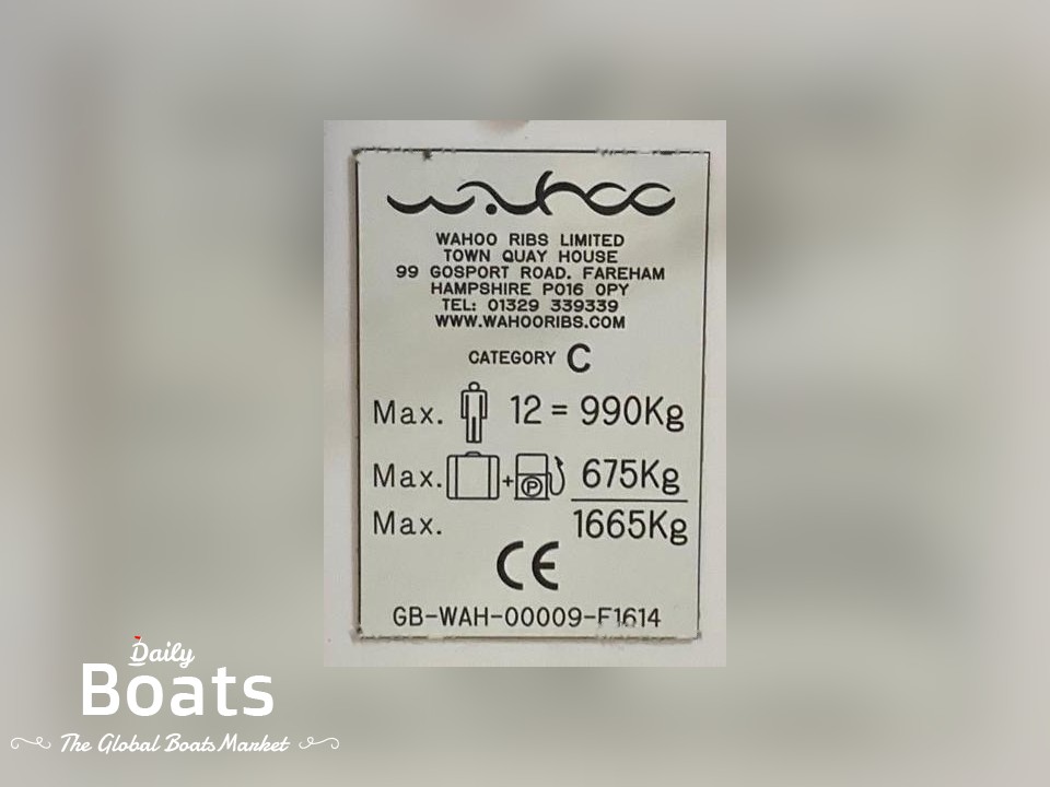 2016 Wahoo Lx 600 Rib 2 X Mercury 300 for sale. View price, photos and ...