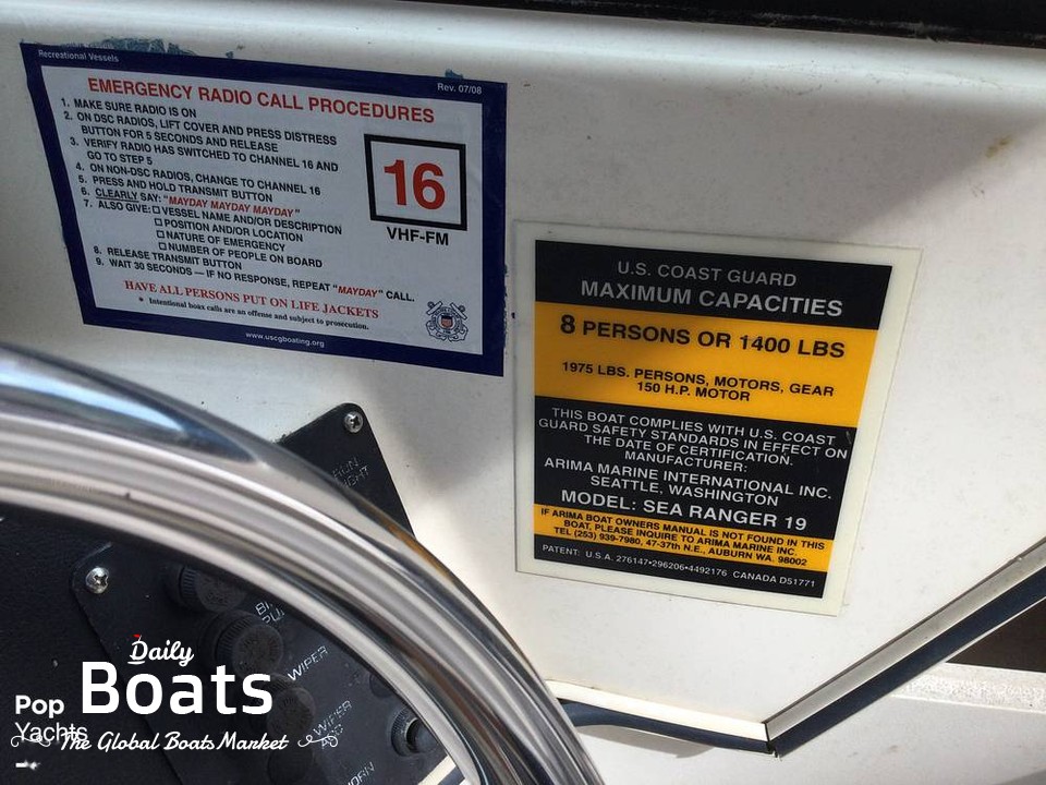 1999 SeaRanger Yachts Arima 19 for sale. View price, photos and Buy ...