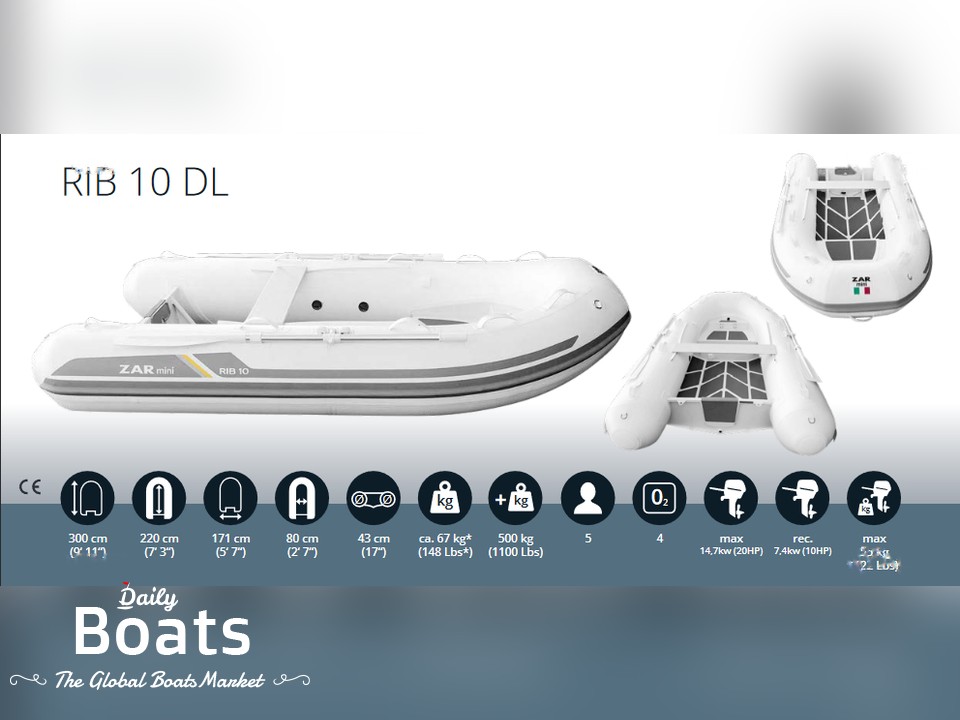 ZAR Formenti Mini Rib 10 Dl Aluminium Rib Tenders for sale. View price ...