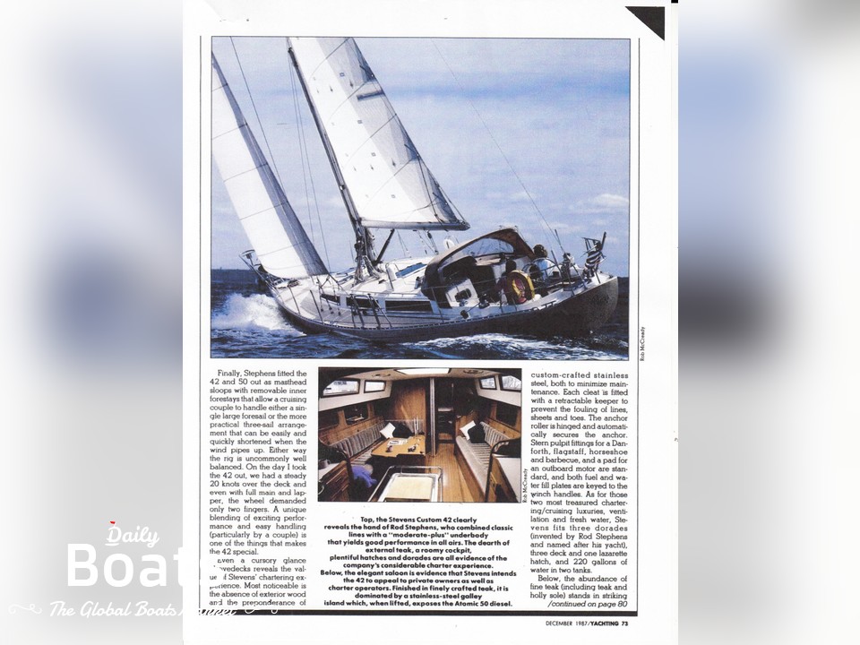1988 Stevens Custom 42 Sloop for sale. View price, photos and Buy 1988 ...
