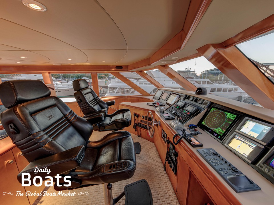 2000 Hatteras 90 Enclosed Sport Fish for sale. View price, photos and ...